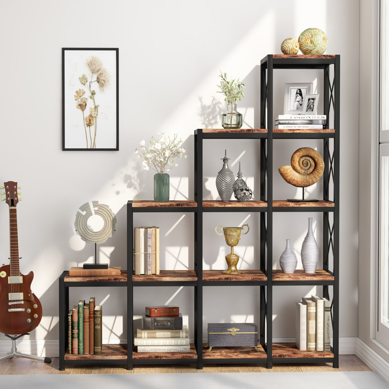 17 Stories Gramann 55.1" H x 45.3" W Step Bookcase & Reviews | Wayfair